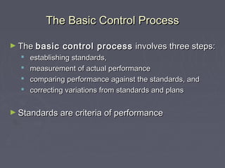 The System and Process of Controlling | PPT