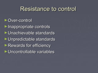 The System and Process of Controlling | PPT