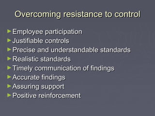 The System and Process of Controlling | PPT