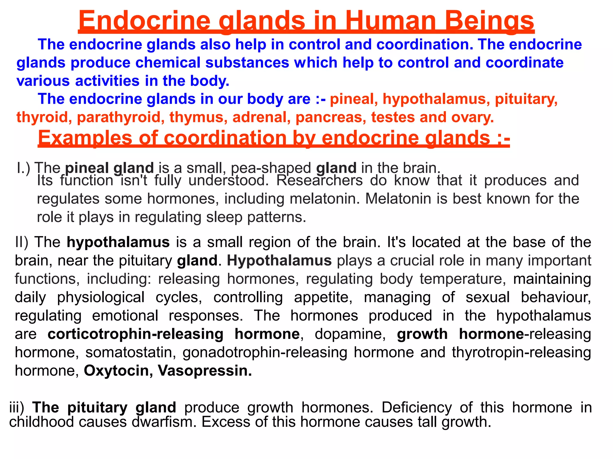 Control and coordination | PPTX