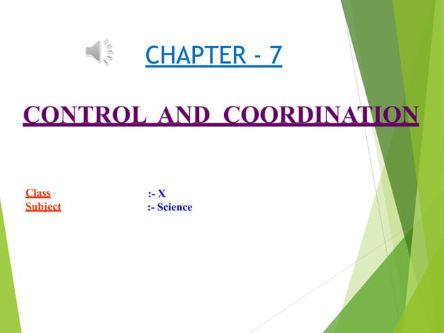CONTROL AND COORDINATION class-10 chapter-7(bio).pptx