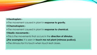 Control and coordination in plants | PDF