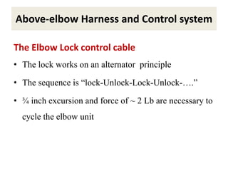 Control and harness sysrem for be and ae prosthetic management | PPTX