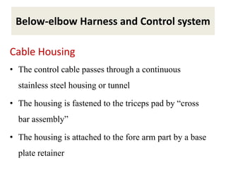 Control and harness sysrem for be and ae prosthetic management | PPTX