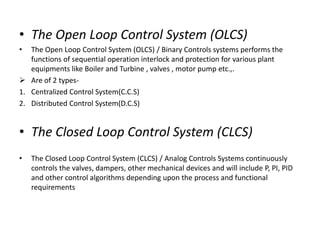 Control and instrumentation | PPTX
