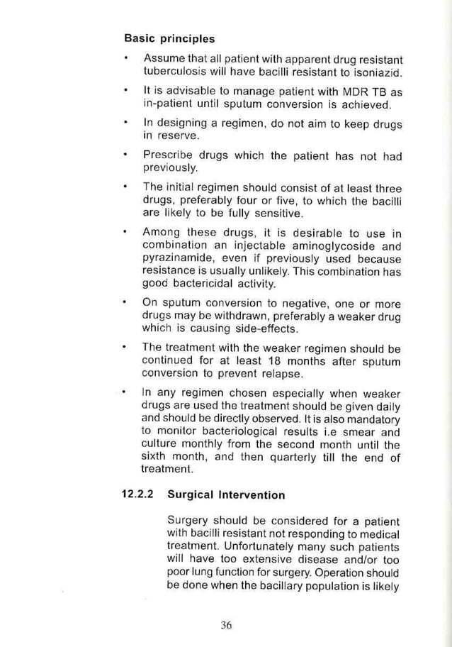 Control and management of tuberculosis by Malaysian Health Ministry ...