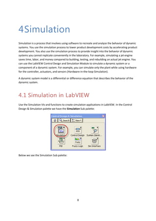 Control and simulation in lab view | PDF