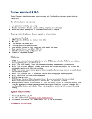 Control assistant 4 | DOCX