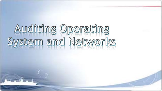 CONTROL & AUDIT INFORMATION SYSTEM (HALL, 2015) | PPT