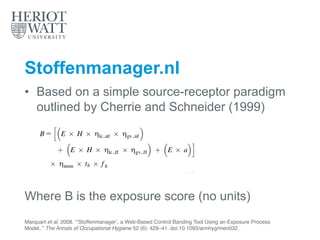 Control banding and beyond | PDF