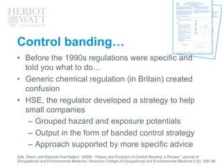 Control banding and beyond | PDF