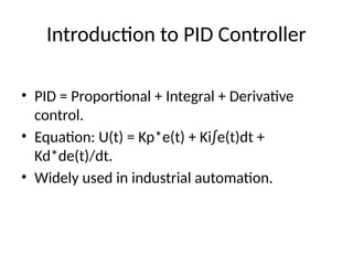 Control BLDC PID controlller Presentation.pptx