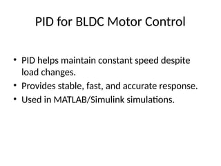 Control BLDC PID controlller Presentation.pptx