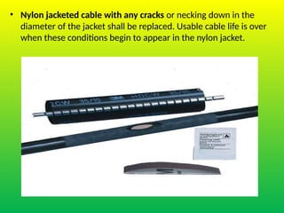 Inspection on control cable and it's various methods | PPT