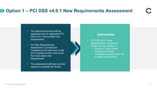 PCI v4.0.1 Future Dated Requirements Webinar - ControlCase | PDF | Credit Cards | Personal Debt