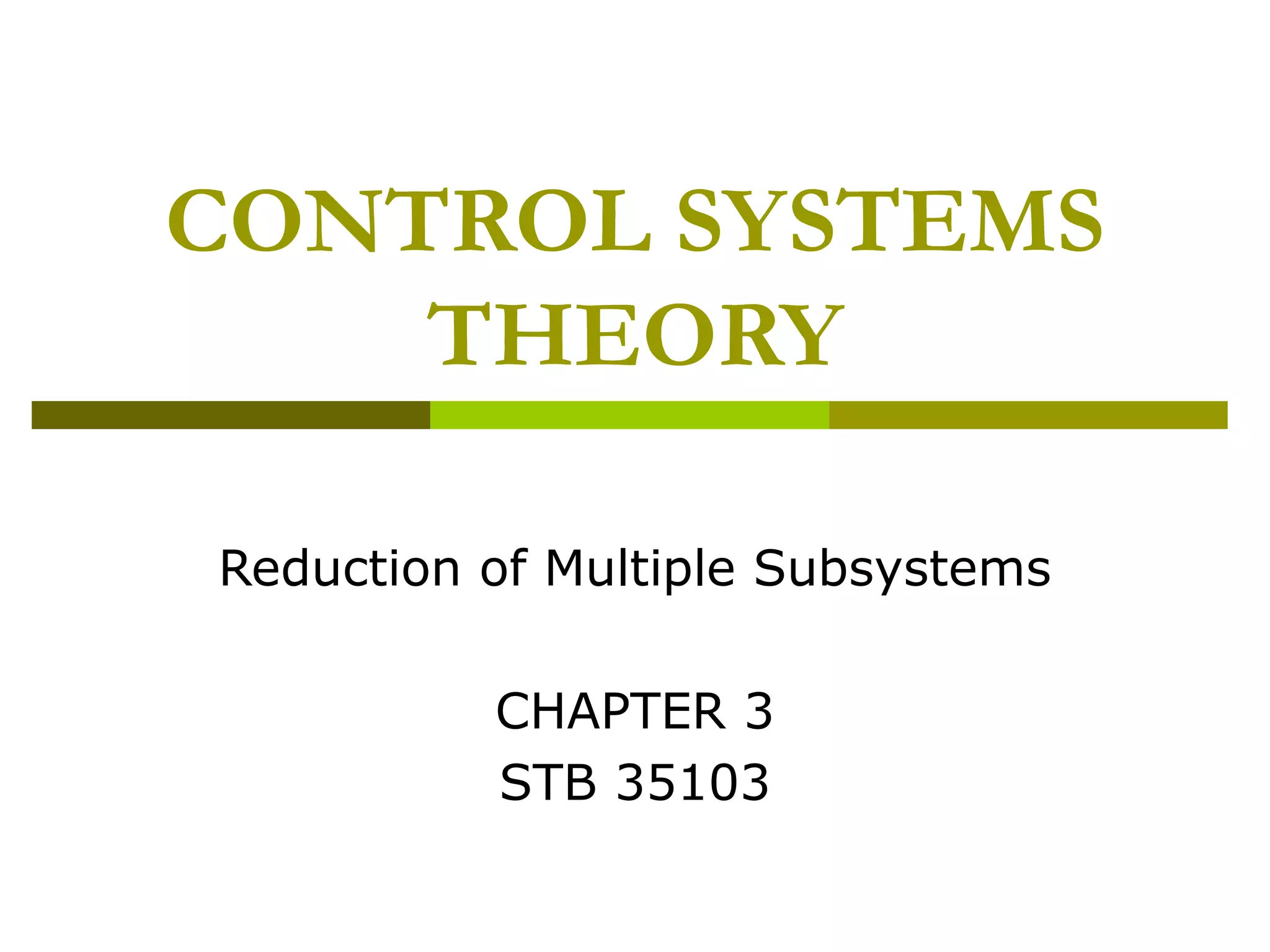 Control chap3 | PPT
