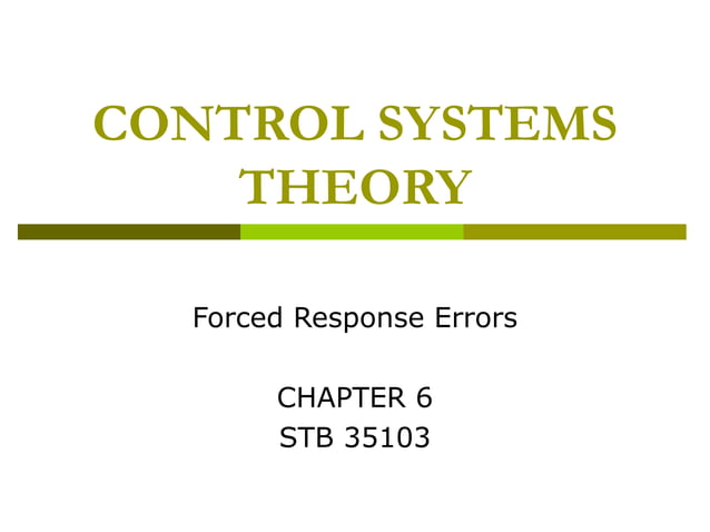 Control chap6 | PPT