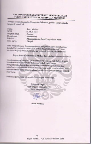 Control chart based on median and median absolute deviation | PDF