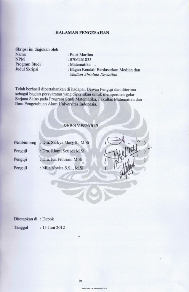 Control chart based on median and median absolute deviation