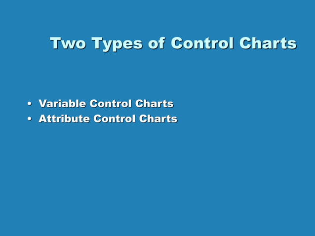 Control Chart Basics.ppt | Business and Finance