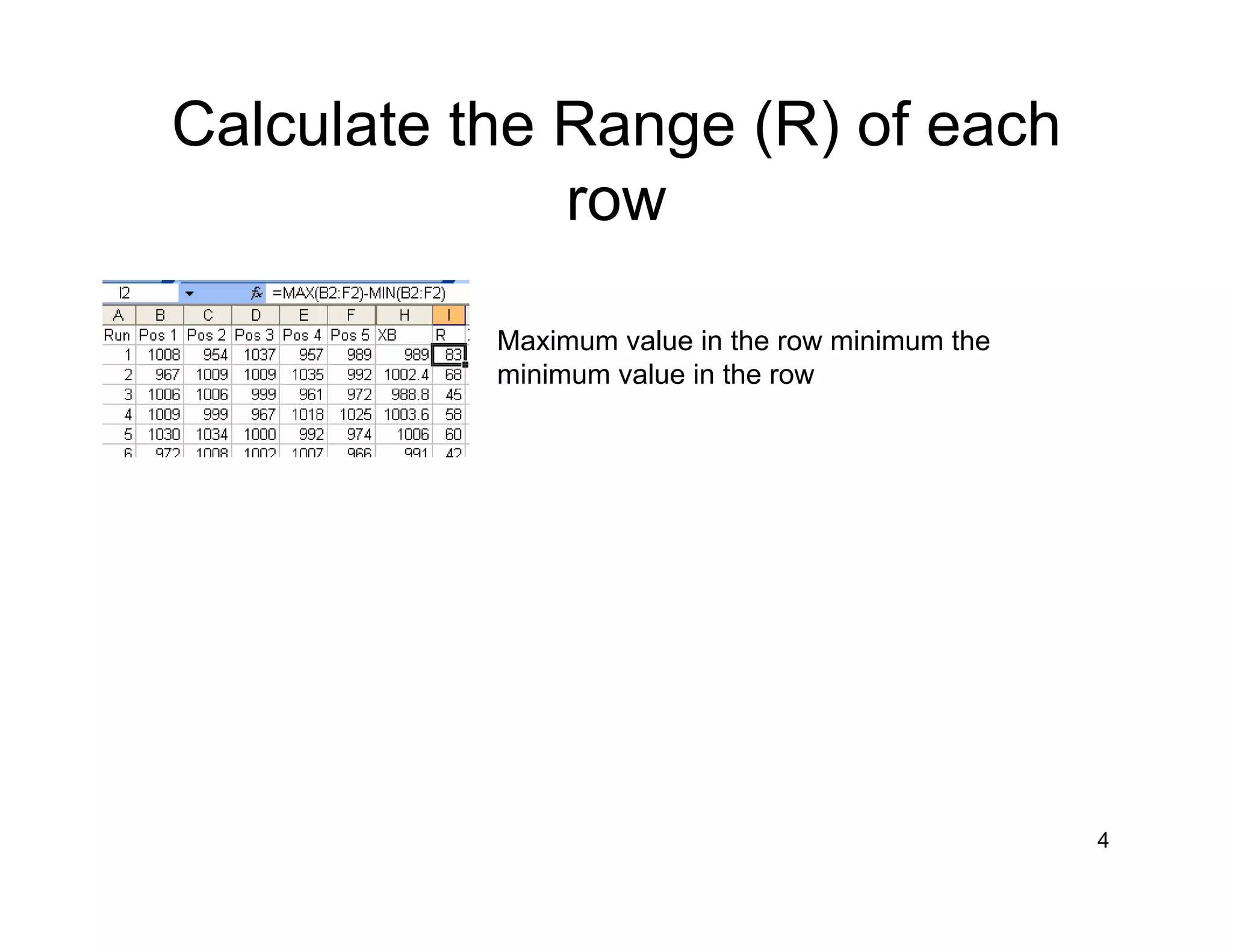 Control chart example | PDF