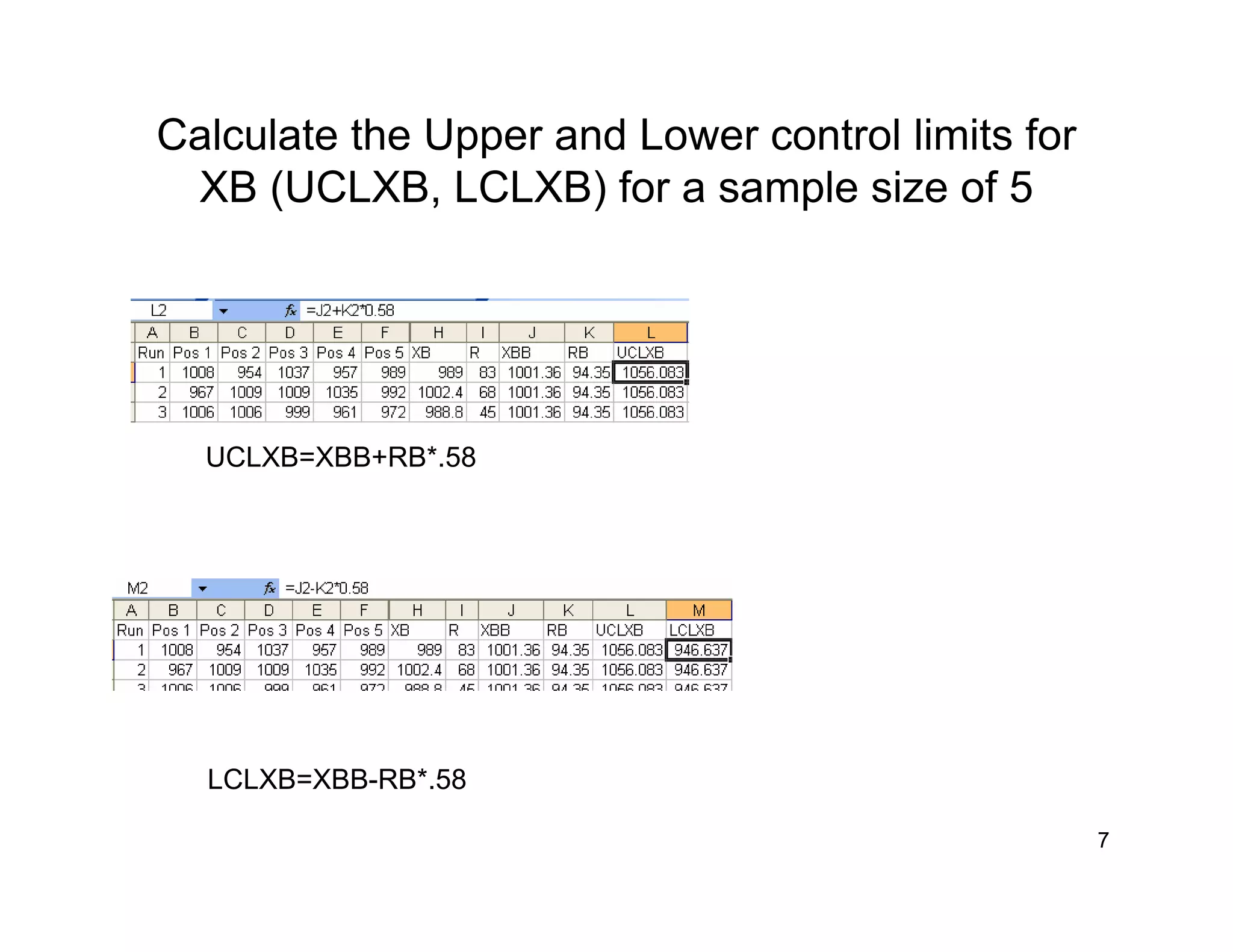 Control chart example | PDF