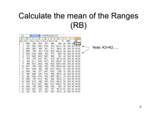 Control chart example | PDF