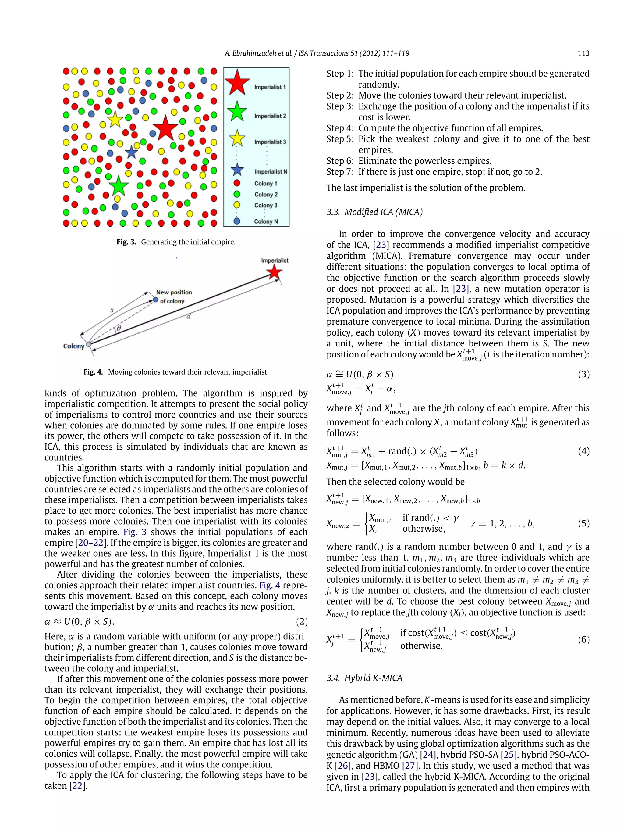 Control Chart Pattern Recognition Using K Mica Clustering And Neural
