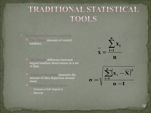 Control chart ppt | PPT | Physics | Science