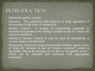 Control chart ppt | PPT