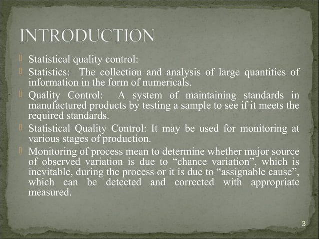 Control chart ppt | PPT | Physics | Science