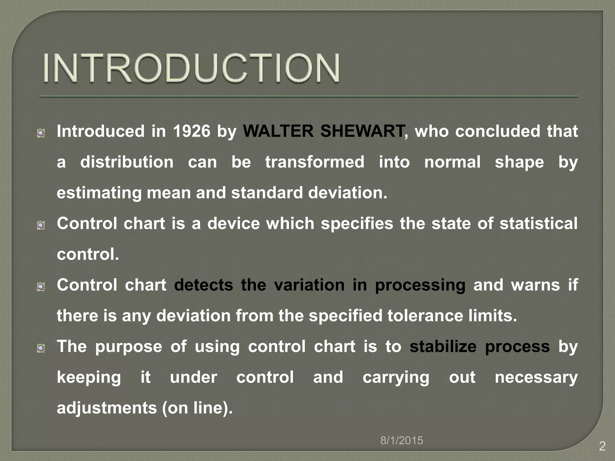 Control chart for variables | PPTX Control chart for variables | PPTX