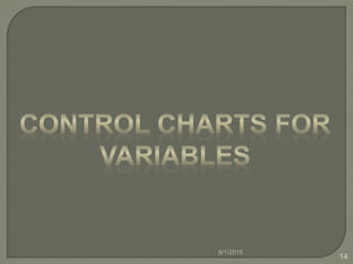 Control chart for variables | PPTX