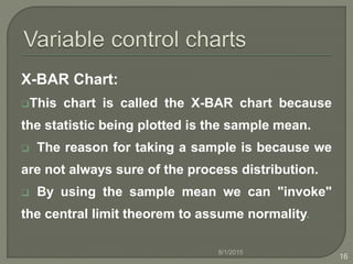 Control chart for variables | PPTX