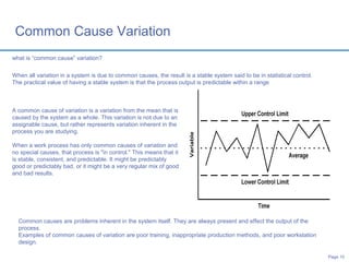 Control charts | PPT
