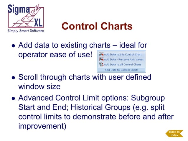 Control charts