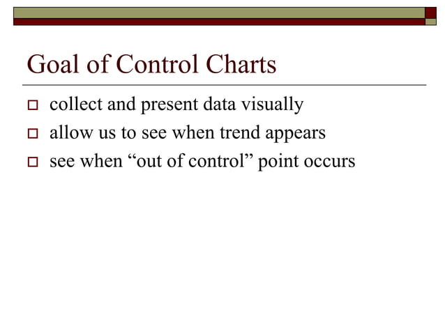 Control charts | PPTX