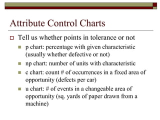Control charts | PPTX