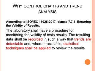 Use of control charts in laboratory as per ISO 17025:2017 | PPTX