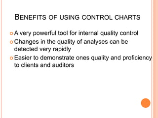 Use of control charts in laboratory as per ISO 17025:2017 | PPTX