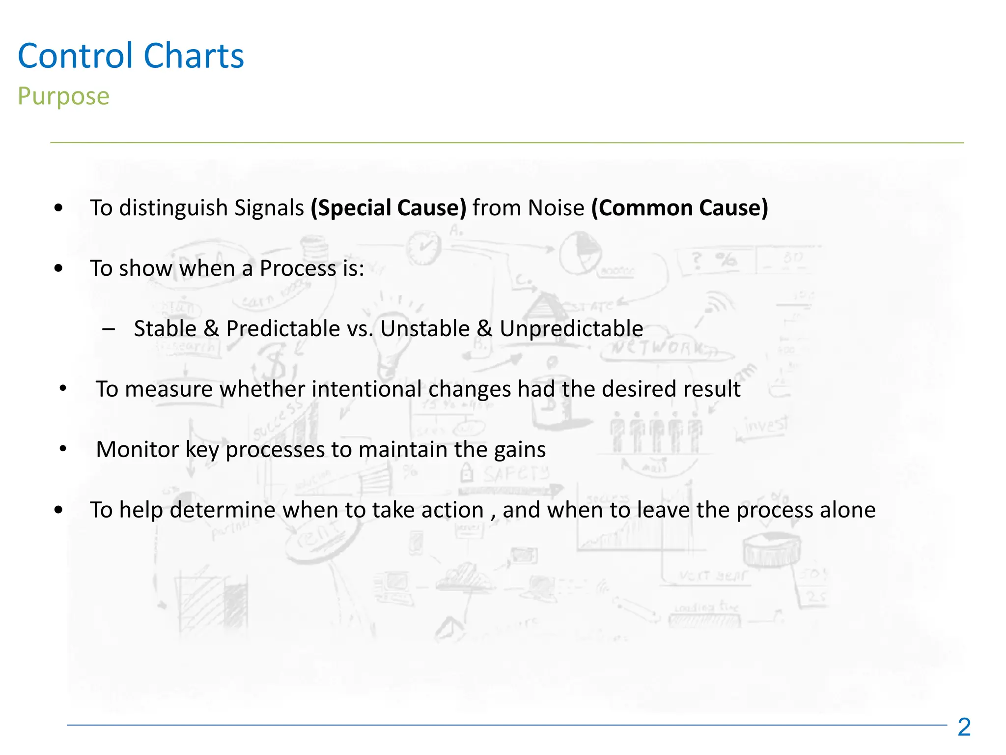 Control Charts - six sigma green belt certification | PPT