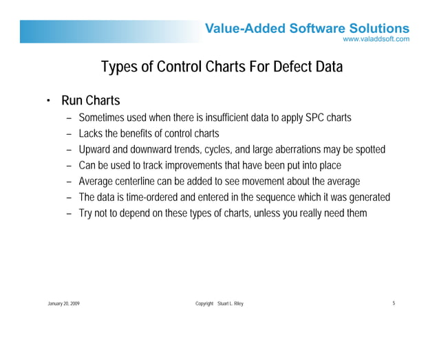Control Charts For Semiconductor Defect Management | PPT