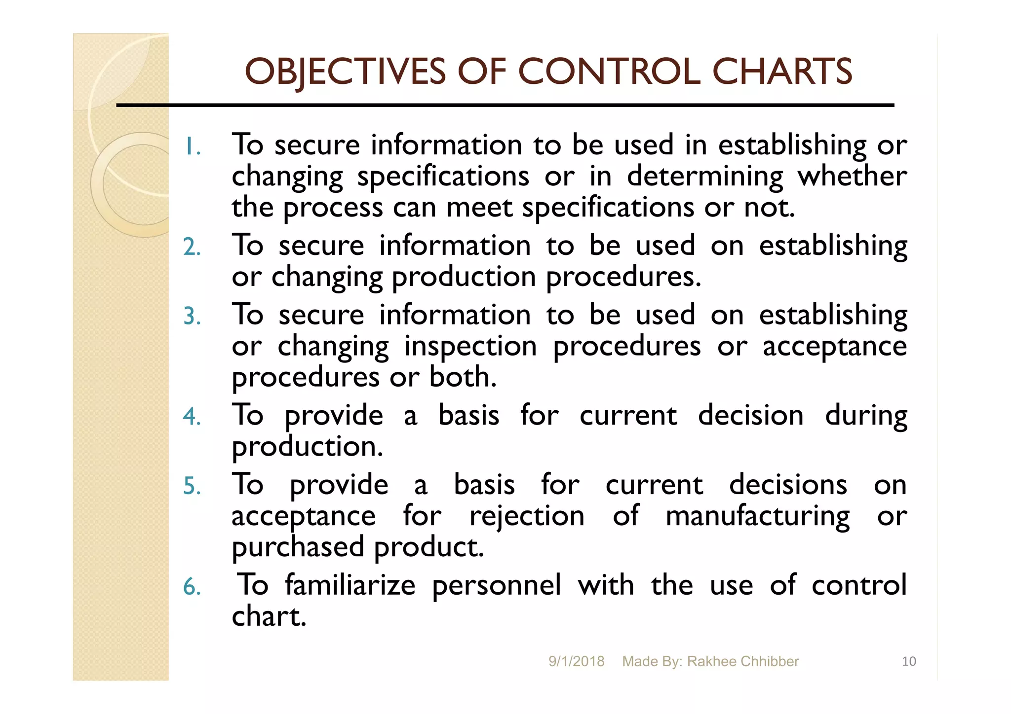 Control charts in statistical quality control | PDF