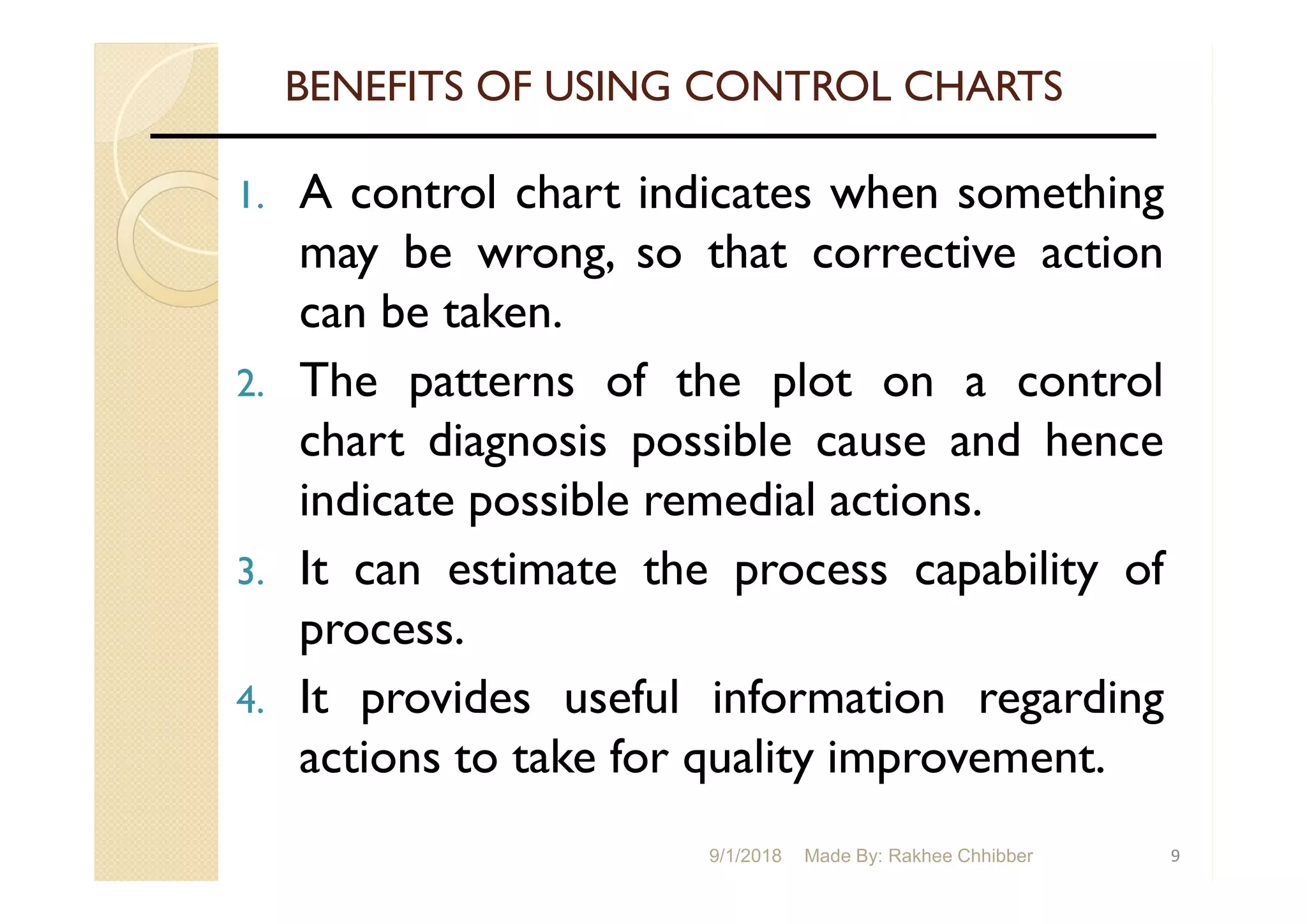 Control charts in statistical quality control | PDF