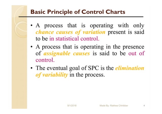 Control charts in statistical quality control | PDF | Science