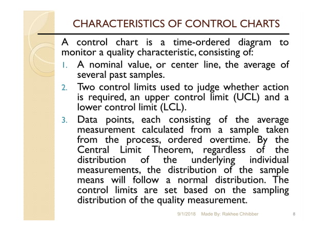 Control charts in statistical quality control | PDF | Science