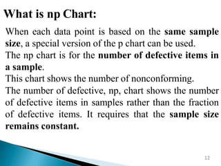 Control charts (p np c u) | PPTX