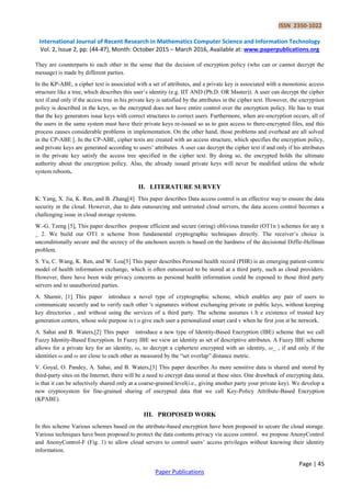 Control Cloud Data Access Using Attribute-Based Encryption | PDF