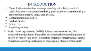 control contamination {qc & qa}.pptx