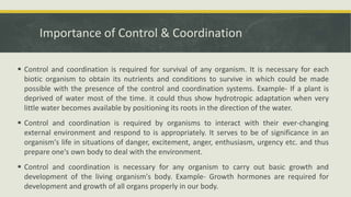 Control & Coordination | PPTX